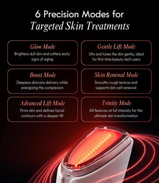 Lumeo SkinLift LED Red Light Therapy & Microcurrent Device | Laduora